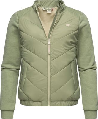 Ragwear Damen &Uuml;bergangsjacke leichte Hybrid-Bomberjacke kurz mit weichen &Auml;rmeln Zabava YOUMODO Light Olive24 Gr. M