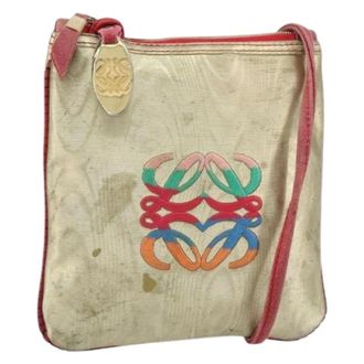 Loewe Sac bandouli&egrave;re en cuir Pre-owned - Femme - Pre-owned - Beige - Taille: ONE Size
