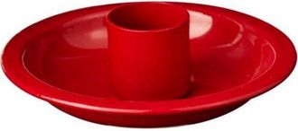 Ib Laursen Kerzenhalter - Metall - Farbe: rot - (&Oslash;xH) 8,3 x 2,5 cm