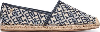 Tommy Hilfiger Espadrilles Tommy Hilfiger Th Monogram Jacquard FW0FW09501 Braun