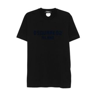 Dsquared2 Cool Fit Milano T-Shirt - - Tops - Herren - Schwarzk - S