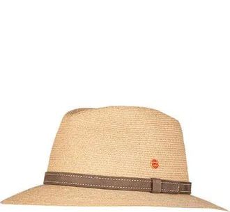 Mayser Herren Strohhut beige Material-Mix