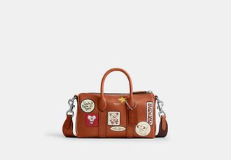 Coach Brain Dead Compass Tasche 25 Mit Aufn&auml;hern