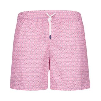 Fedeli Vintage Muster Pink Badehose - - Swimwear - Herren - Rosa - 3XL