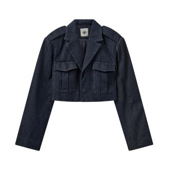 The Garment Kurze Jeansjacke - - Jackets - Damen - Blau - XS