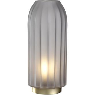Leonardo Leonardo LED Lampe SILENZIO, 28 cm, grau satiniert