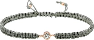 Elli Armband Damen Solitär Knoten mit Kristall in 925 Sterling Silber