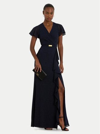 Lauren Ralph Lauren Abendkleid 253909447002 Dunkelblau Regular Fit