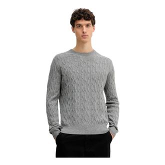 Hackett Rundhals-Strickpullover - - Knitwear - Herren - Grau - XL