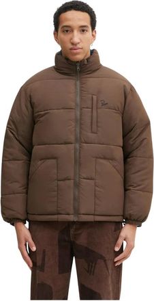 by Parra Protect The Sun Reversible Puffer Jacket - Homme - Vestes - Brun - Taille: 2XL