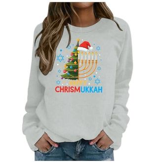 Generic 2026 Printemps L&eacute;ger Col Ras du Cou Sweat-shirt &agrave; Manches Longues D&eacute;contract&eacute; Pull Haut Doux Thermique Loungewear pour Automne Hiver Saison Confortabl