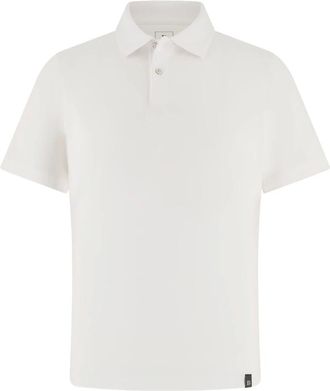 Boggi Milano Homme, Tops, Blanc, Taille: M Polo Boutonn&eacute; en Pima Interlock