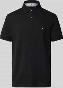 Tommy Hilfiger Regular Fit Poloshirt mit Logo-Stitching
