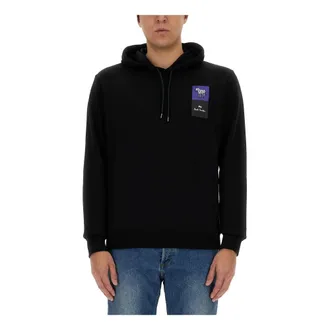 Paul Smith Herren, Sweatshirts & Hoodies, Schwarzk, MGr&ouml;&szlig;e