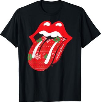 THE ROLLING STONES Offizielles Rolling Stones Weihnachten Vintage Rock T-Shirt