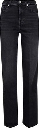 7 For All Mankind Jean Droit - Bleu
