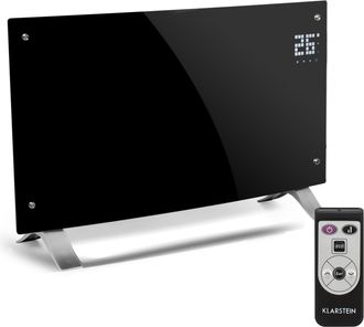 Klarstein Elektroheizung, Konvektor-Heizung Freistehend oder Wandmontage, Mobile Energiesparend, Leise, Standger&auml;t Heizk&ouml;rper Elektrisch mit Thermostat, 2000 Wa