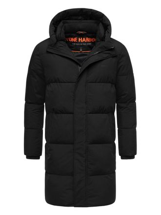Stone Harbor Herren Steppmantel Hadrieen mit Fleecefutter & Kapuze