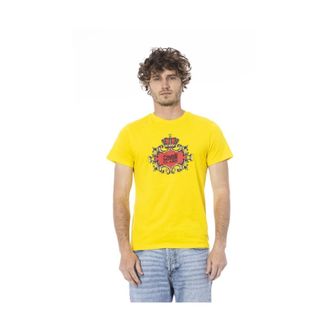Cavalli Crew Neck T-Shirt - - Tops - Herren - Gelb - M