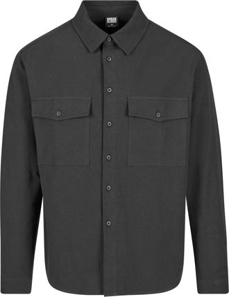 Urban Classics Basic Hemd f&uuml;r Herren (Schwarz)