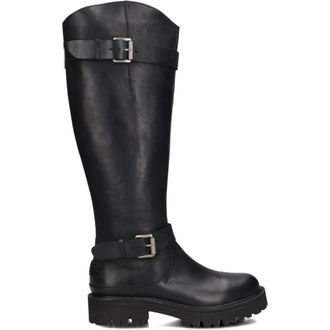 Shabbies Amsterdam Schwarze Leder Marjorie Baker Stiefel - - Shoes - Damen - Schwarzk - 37 EU