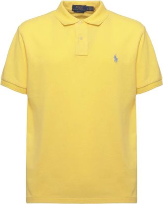 Ralph Lauren Homme, Tops, Jaune, Taille: XL Iconic Mesh Polo