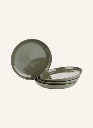 Marc O'Polo Marc Opolo 4er-Set Brotteller Moments gruen