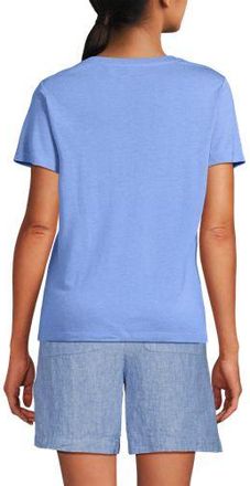 Lands End Shirt aus Leinenmix, Damen, Größe:48-50 regular, Blau, by Lands End