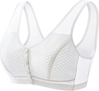 Generic Bustier rembourr&eacute; pour femme - Bretelles r&eacute;glables - Couverture compl&egrave;te - Soutien-gorge confortable sans armatures - Soutien-gorge sans armatures, Bl