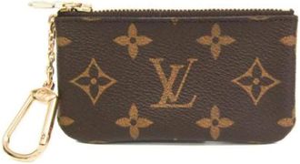 Louis Vuitton unisex, Pre-owned, Brun, Taille: ONE Size Portefeuille Vintage en Toile Pre-owned