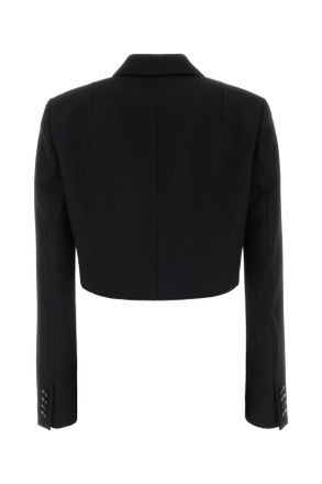 Balenciaga Womens Black Wool Blazer Giacche E Gilet Jacket