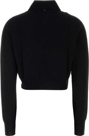 Sportmax Nero Unito Exterior: Virgin Wool Maglieria Sweater