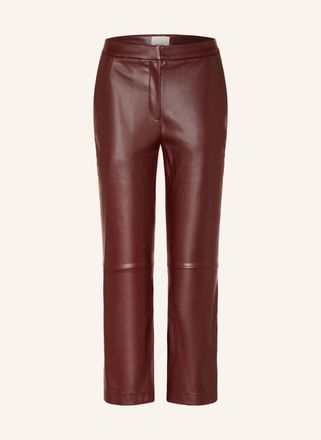Calvin Klein 7/8-Hose In Lederoptik rot
