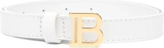 Balmain Logo-Schnalle G&uuml;rtel - - Accessories - unisex - Wei&szlig; - 3XL