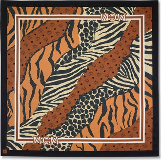 MCM Seidenschal mit Animal-Print