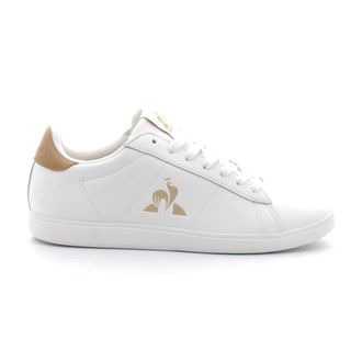 Le Coq Sportif Homme, Chaussures, Blanc, Taille: 43 EU Baskets homme en cuir blanc Courtset_2