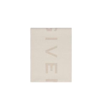Givenchy Mens Beige Cashmere Scarf