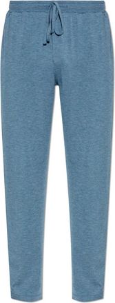 Hanro Homme, V&ecirc;tements de nuit et de d&eacute;tente, Bleu, Taille: L Pantalon &agrave; Cordon de Serrage