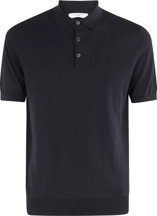 Paolo Pecora Homme, Tops, Bleu, Taille: XL Maglia a Polo