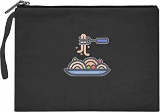 Bonateks Femme Frfcb101638 Femme Clutches, Noir, Black EU