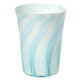 BITOSSI HOME Verres en verre soufflé Bachette Azzurro - Set de 2 Bitossi