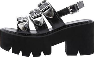 Minkissy Sandales Femme à Talon Épais et Bout Ouvert Stylées Design Créatif et Confortable pour Chaussures Mode