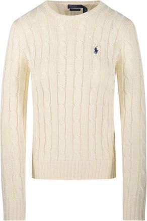 Ralph Lauren Femme, Pulls, Beige, Taille: 38 FR Pull ras du cou