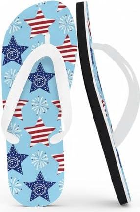 Generic Tongs bleu fonc&eacute; en forme d&eacute;toiles en spirale pour homme - Chaussons de douche pour femme - Sandales &agrave; semelle plate - Cadeaux pour papa et femme, &Eacute;to