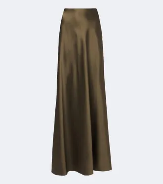Ralph Lauren Collection Jupe longue Masina en satin