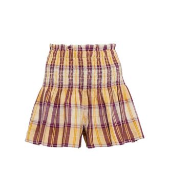 Isabel Marant Geraffte Shorts Bayowel aus Baumwolle
