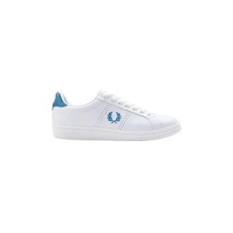 Fred Perry Wei&szlig;e Leder Tennis Sneakers - - Shoes - Herren - Wei&szlig; - 44 EU