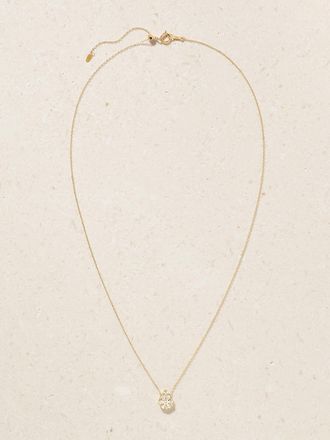 Pers&eacute;e Floating Kette Aus 18 Karat Gold Mit Diamanten