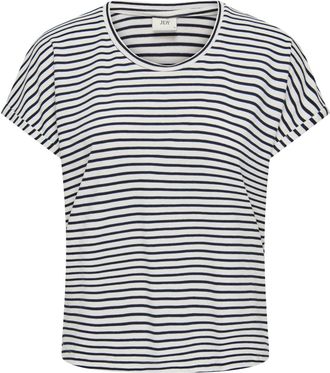 Jacqueline de Yong JdY Damen Jdysissy S/S O-Neck Top JRS, Cloud Dancer, L EU