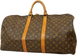Louis Vuitton unisex, Pre-owned, Brun, Taille: ONE Size Pre-owned Keepall 55 Boston Bag